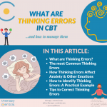 What are Thinking Errors in CBT and how to Start Managing Them