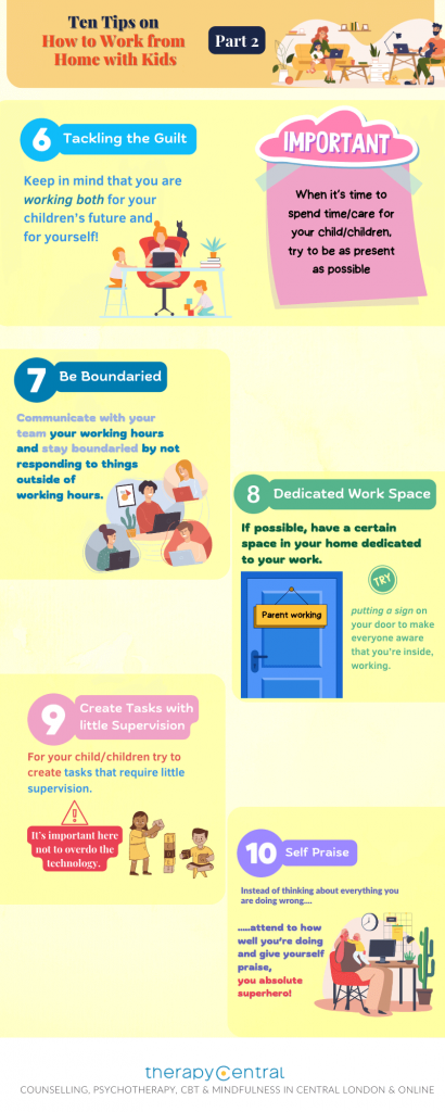 Ten Tips on How to Work from Home with Kids | Therapy Central