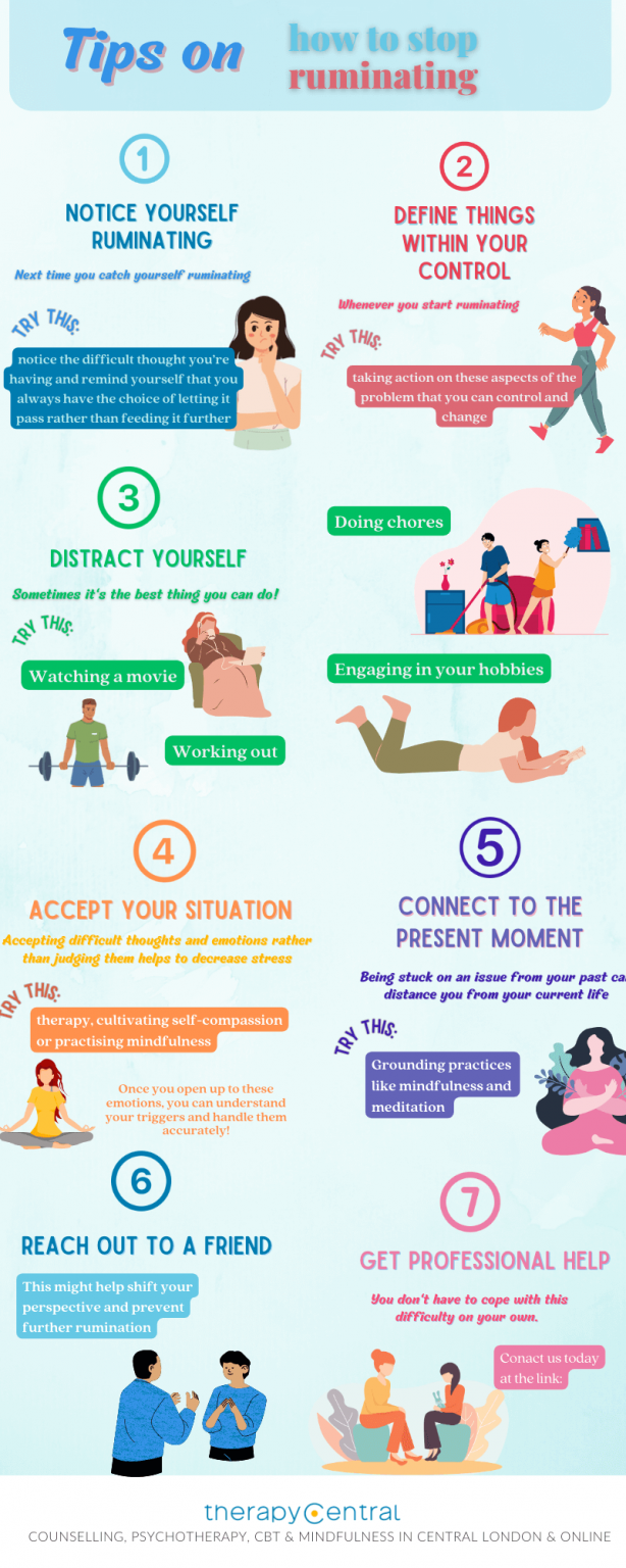 How to Stop Ruminating: 6 Expert Strategies | Therapy Central