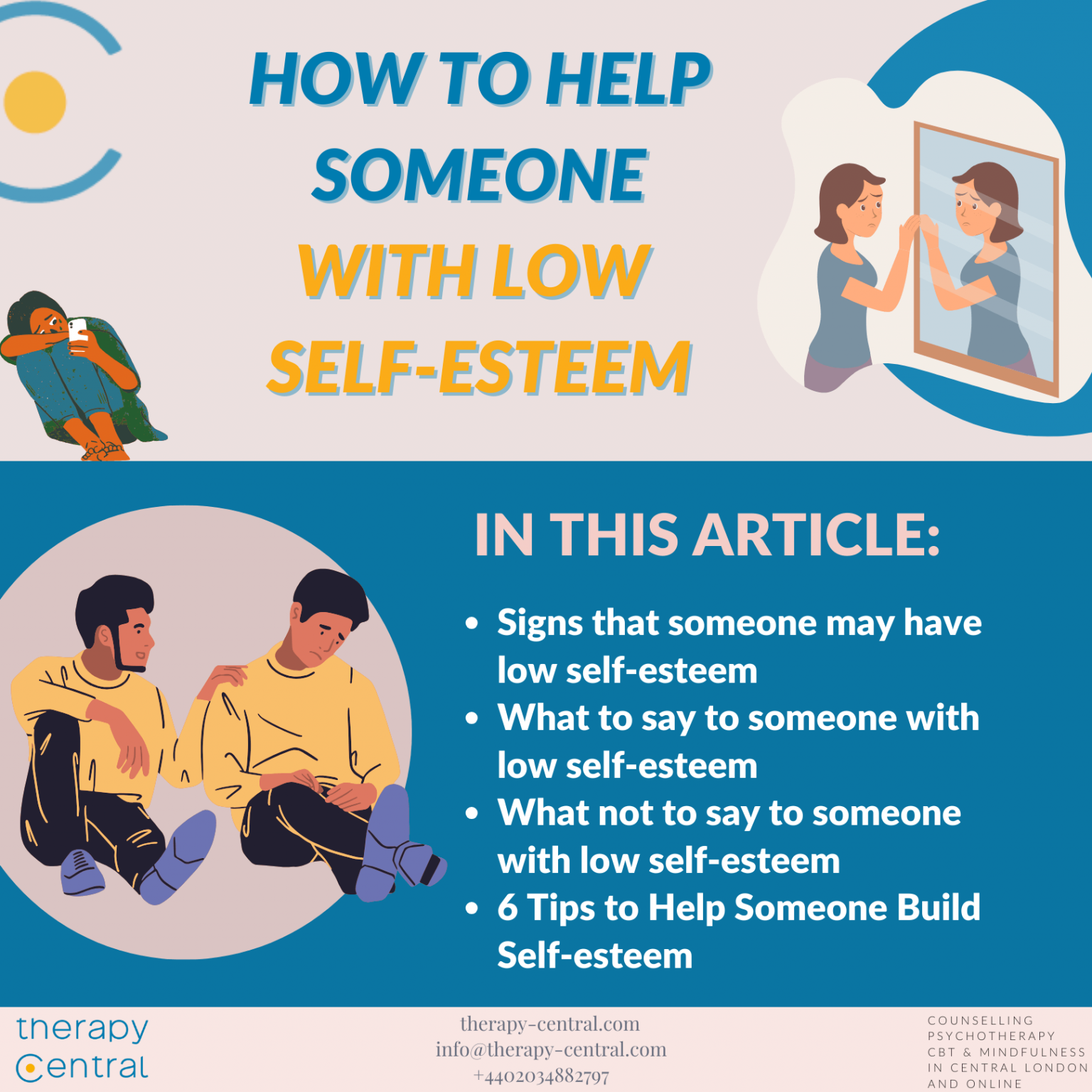 How to Help Someone With Low Self-Esteem: 6 Support Strategies