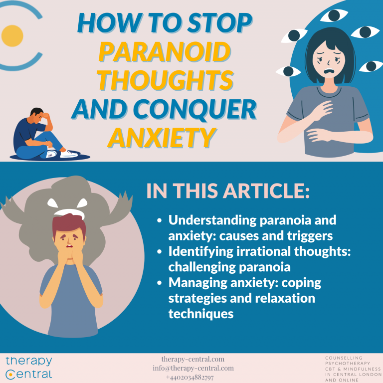 How to Stop Paranoid Thoughts and Conquer Anxiety | Therapy Central