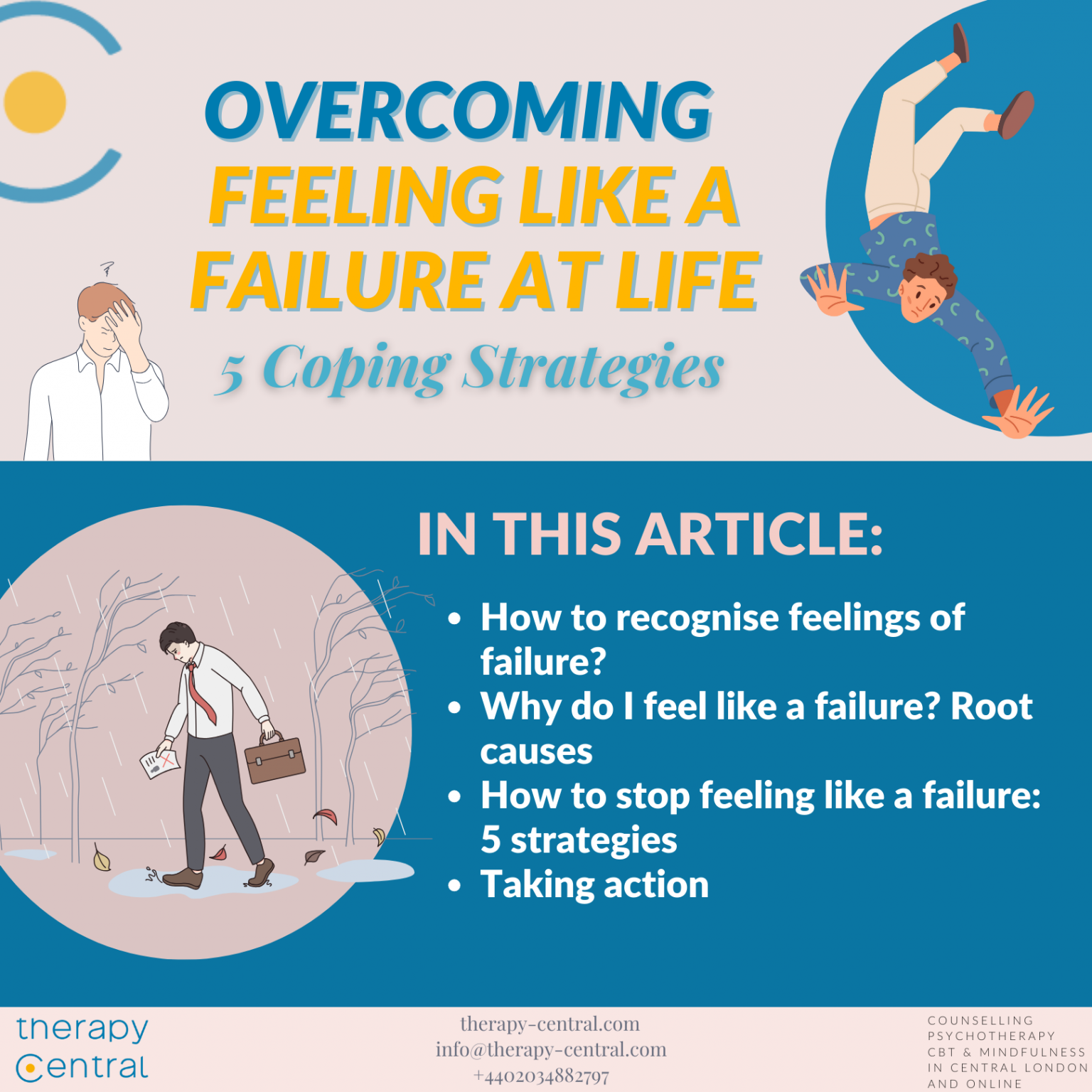 Feeling Like a Failure? 5 Coping Strategies | Therapy Central