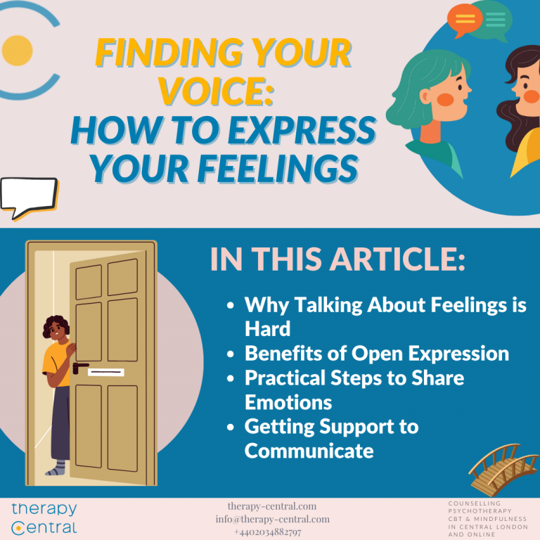 How to Express Your Feelings: 10 Practical Tips| Therapy Central