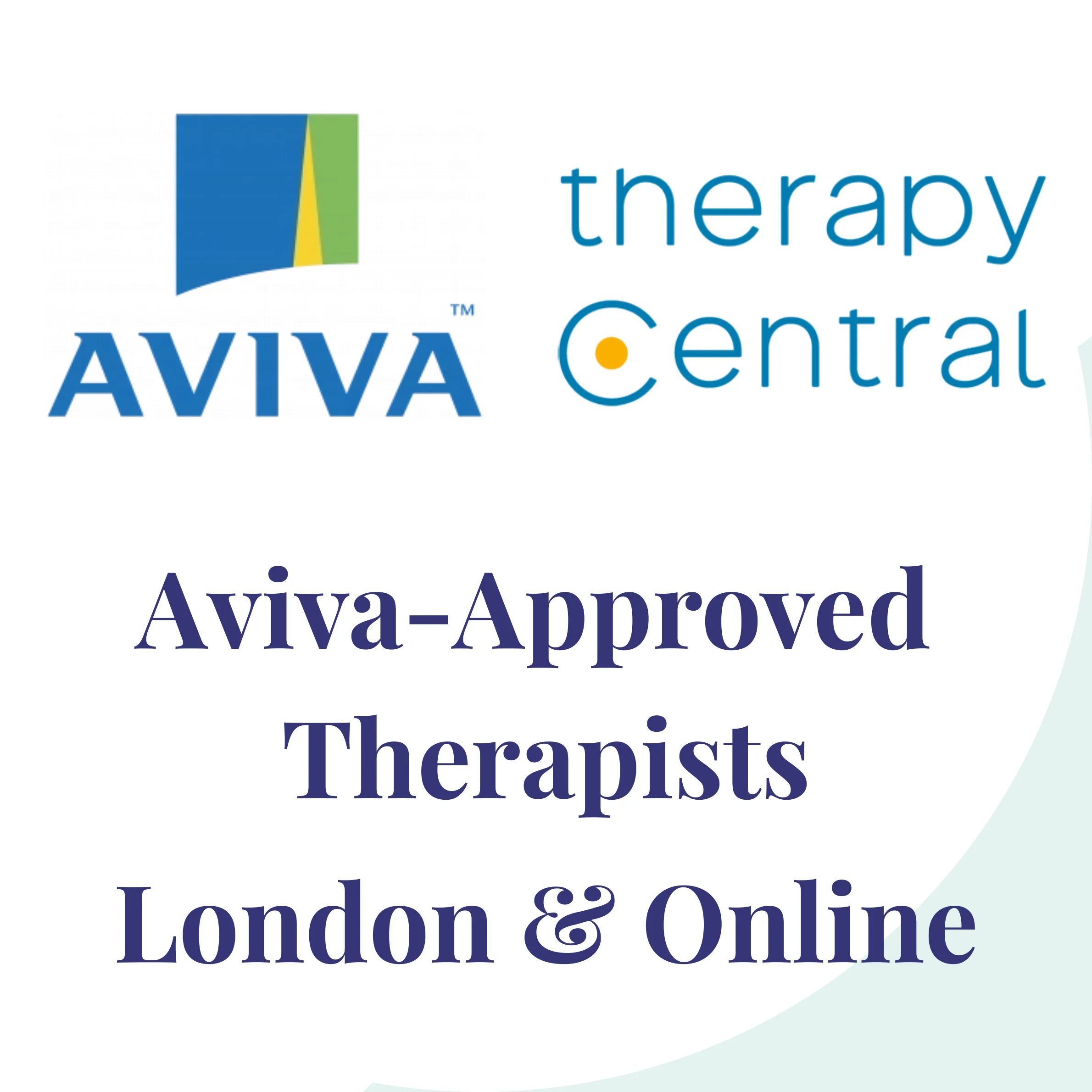 Aviva Therapist London | Mental Health Cover | Therapy Central